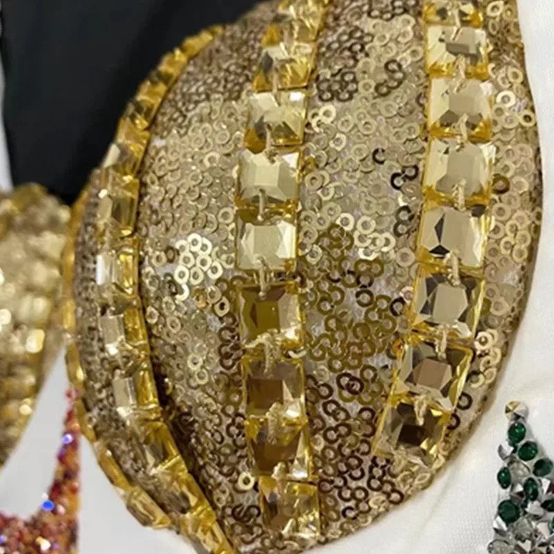 Ursula Rhinestone Starfish Mini Dress – UByond Kouture